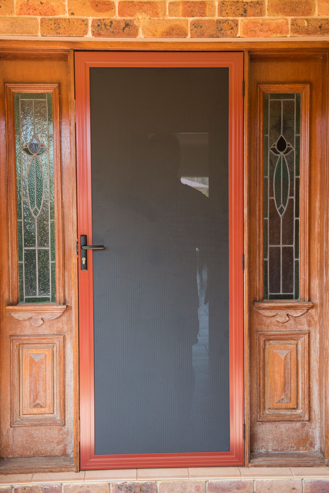 Heavy Duty DVA Mesh Security Hinged Screen Door - TRIPLE LOCK | eBay