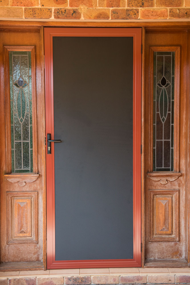 Heavy Duty DVA Mesh Security Hinged Screen Door - TRIPLE LOCK | eBay